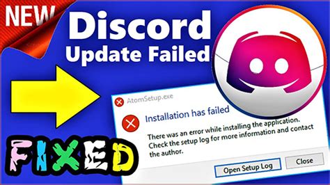 Как исправить ошибку Update Failed в Discord