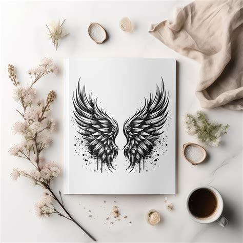 Angel Wings Vector Design Svg Png And Jpeg File Included It Is A