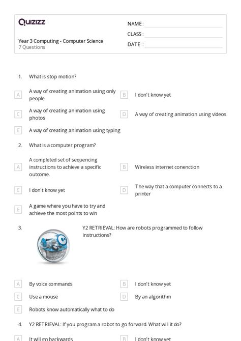 Printable Sequencing Worksheets Quizizz