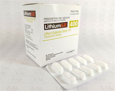 Lithium Carbonate Sr 400mg Tablets Lithosun Sr Tablet View Uses Side Effects Price Lithium