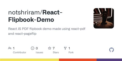 GitHub Notshriram React Flipbook Demo React JS PDF Flipbook Demo Made Using React Pdf And
