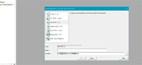 基于mdk创建纯汇编语言的stm32工程mdk创建。s Csdn博客