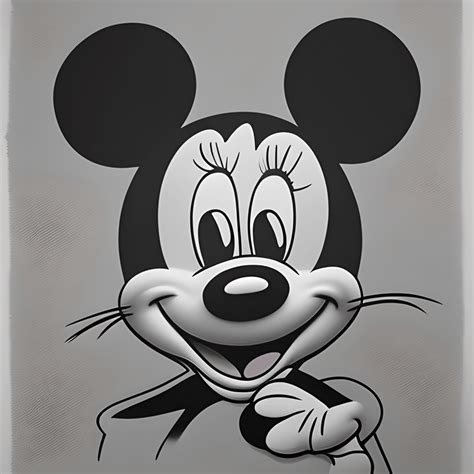 Mickey And Minnie Mouse Graphic Hyper Realistic And Intricately Detailed · Creative Fabrica