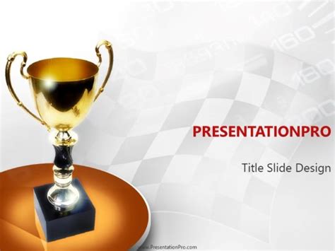 Trophy Sport Powerpoint Template Presentationpro