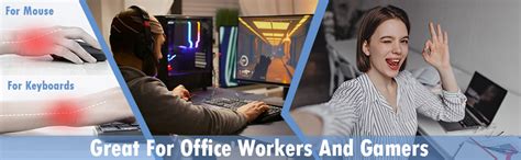 Rubik Memory Foam Keyboard Wrist Rest Pad And Mouse Wrist Rest Ergonomic Hand Palm Rest Support