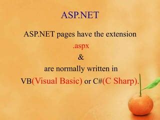 PPT N ASP NET Pptx
