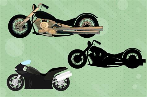 バイクのフリーイラスト 二輪車の乗り物無料素材 チコデザ
