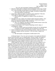 Sex Lies Conversation Richard Krishnan Engl A Sect Due November Sex