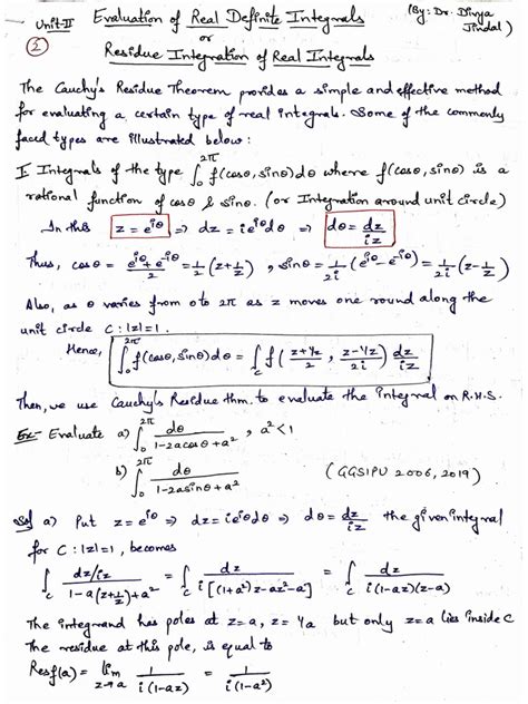 Applied Mathematics Ii Unit Ii Lecture Ii Pdf