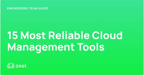 Most Reliable Cloud Management Tools In Zeet Co