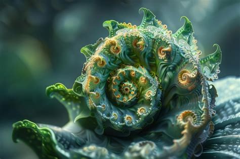 Premium Photo Fractal Landscape A Journey Into Natures Abstract