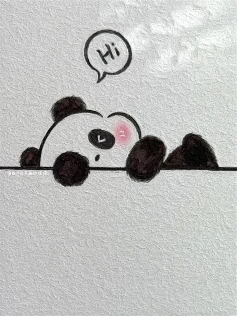 每日简笔画教程150｜可爱的熊猫简笔画～