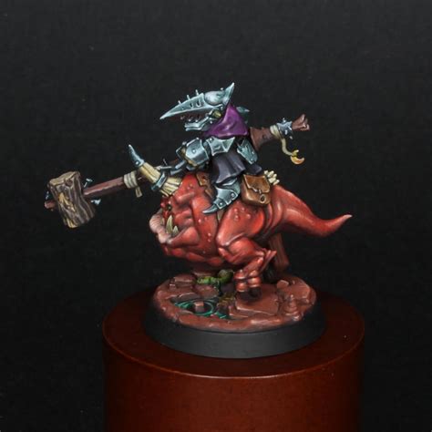 My Latest Looncourt Model Finished The Squig Knight Grib Had A Lot Of Fun Trying To Keep The