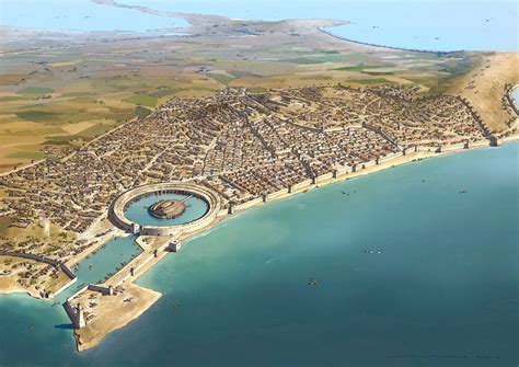 The Ancient City Of Carthage Today Near Tunis Tunisia Papertowns