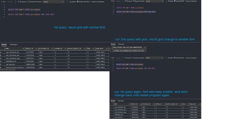 Incorrect Font Size In Result Grid · Issue 19268 · Microsoft