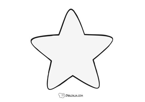 Silueta De Estrella Dibujo 1216 Dibujalia