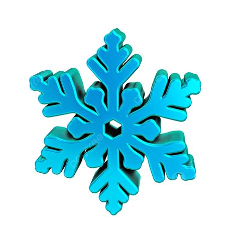 파란색 눈 결정 겨울 아이콘 크리스마스 장식 3d 현실 Hd 렌더링 눈 겨울 크리스마스 Png 일러스트 및 Psd 이미지
