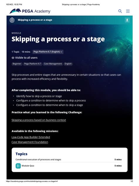 Skipping A Process Or A Stage Pdf Brand Application Software