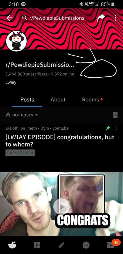 Pewdiepie Submissions Subreddit Blacks Out The Unsub Button Rassholedesign