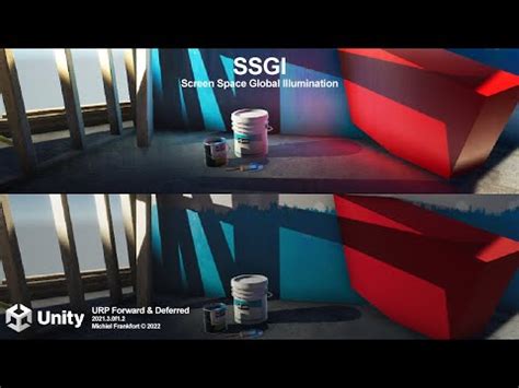 Unity URP Screen Space Global Illumination Realtime Bounce Lights Unity Forum