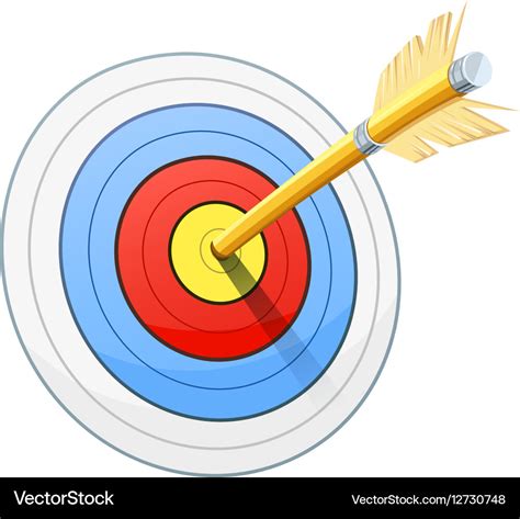 Arrow And Target For Bow Royalty Free Vector Image