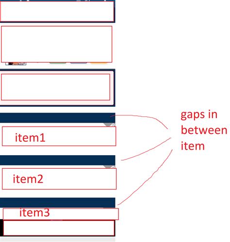 Android Gaps In Between Recyclerview Items When View Inside Item Is Shown Hidden Stack Overflow