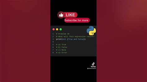 Can You Pass This Tricky Python Quiz In Under 20 Seconds Python Youtube