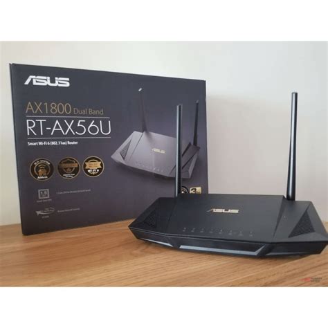 Jual ASUS RT AX56U AX1800 Dual Band WiFi 6 Router Supporting AiMesh Shopee Indonesia