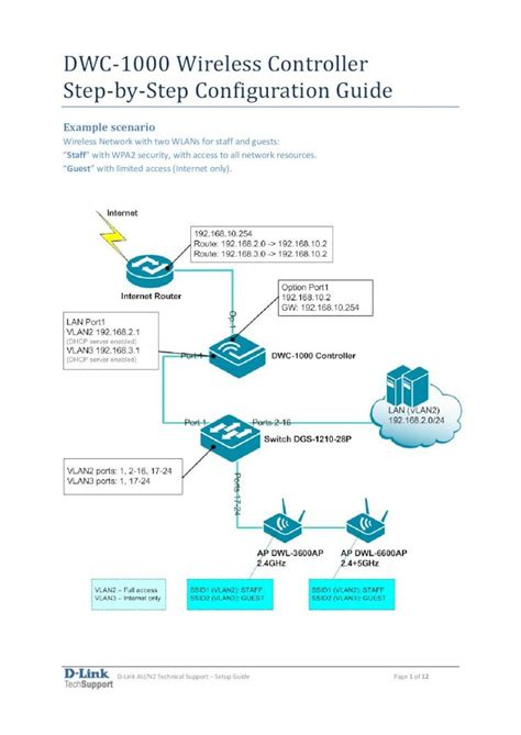 PDF DWC 1000 Wireless Controller Step By Step Configuration Guide