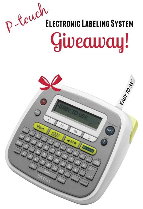 P Touch Label Maker Giveaway Cottage At The Crossroads