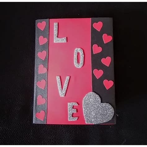 Скрапбук фото картичка Обяснение в любов