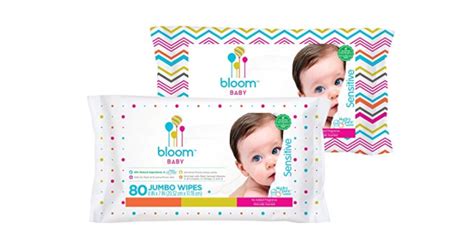 Bloom BABY Sensitive Skin Unscented Hypoallergenic Baby Wipes Count Only Shipped