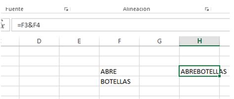 Función Concatenar Excel Usos Y Ejemplos