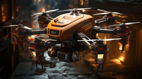 Premium Ai Image Delivery Drones And Autonomous Vehicles Ai Generated