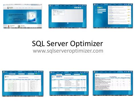 Sql Server Optimizer Screenshots Ppt