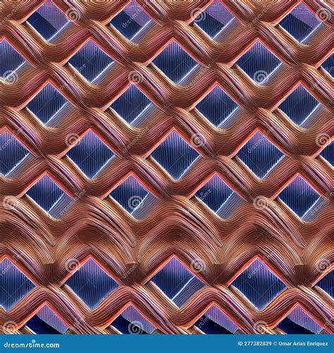 An Optical Illusion Design With Overlapping Squares In Shades Of Red And Purple4 Generative Ai