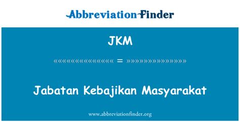 JKM Significa Jabatan Kebajikan Masyarakat Jabatan Kebajikan Masyarakat