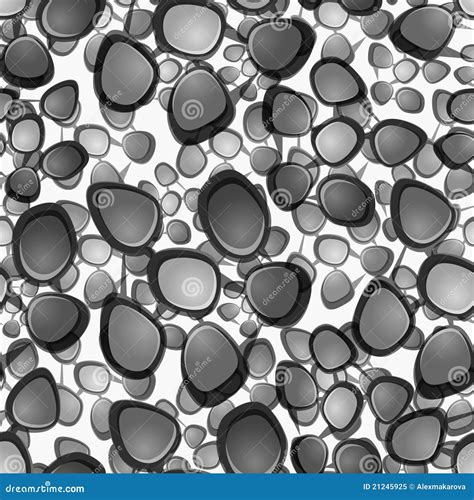 Seamless Abstract Monochrome Pattern Stock Vector Illustration Of