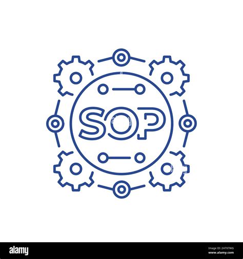 Sop Standard Operating Procedure Stock Vector Images Alamy