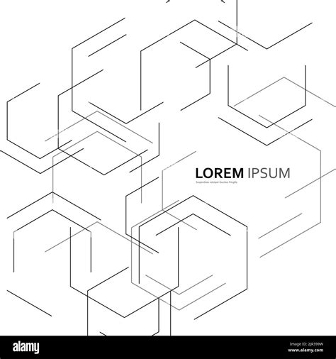 Vector Geometric Background On Technology Design Stock Vector Image