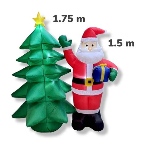 Viva Loco รวมมิตร ซานต้าเป่าลม Christmas ของตกแต่ง คริสมาสต์ ซานตาคลอส ปีใหม่ ซุ้มประตู เป่าลม