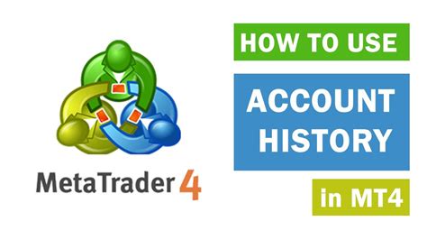 Metatrader 4 How To Use The Account History In Mt4 Xm Tutorial Youtube