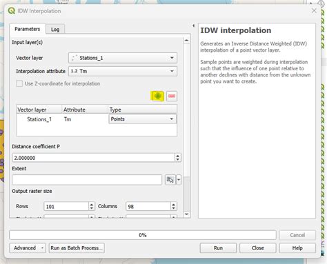 Idw Interpolation Using Qgis Cuosgwiki