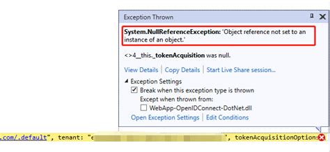 C How To Fix Calling Getaccesstokenforappasync To Acquire Token