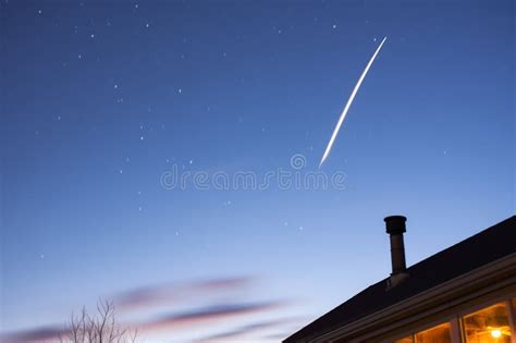Hale Bopp Comet Visible In A Dark Sky Stock Image Image Of Astronomy