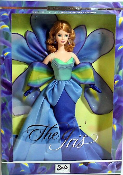 The Iris Barbie 4 2001 Flowers In Fashion Beautiful Barbie Dolls Barbie Collector Dolls