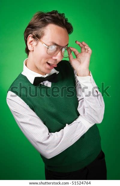 Flirting Nerd Trying Look Sexy Making写真素材51524764 Shutterstock
