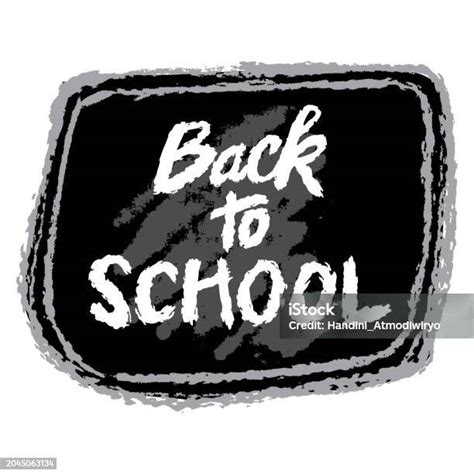학교로 돌아 가기 손으로 그린 붓 글자 벡터 일러스트 레이 션입니다 개념에 대한 스톡 벡터 아트 및 기타 이미지 개념 개념과 주제 교육 Istock