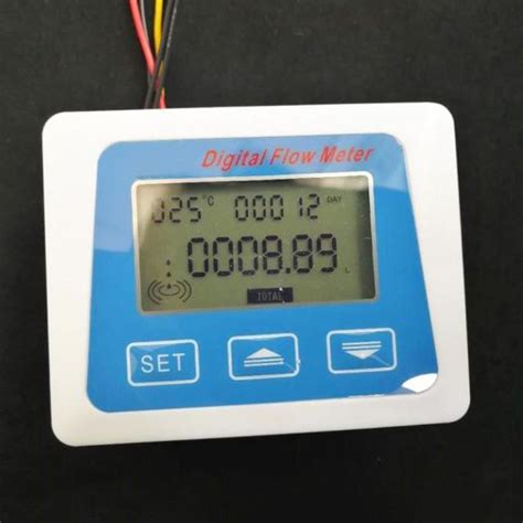 Digital Lcd Display Water Flow Sensor Meter Flowme Grandado