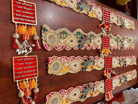 Beads Navkar Mantra Bandanwar For Home 40 Inches At ₹ 2000 Piece In